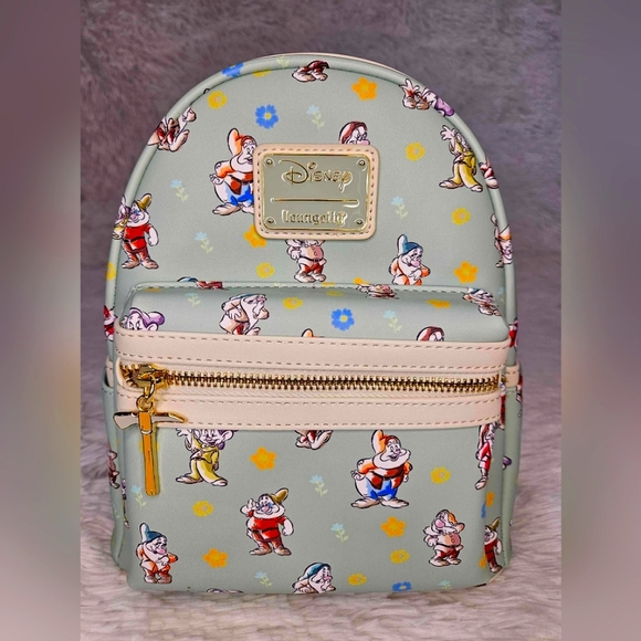 Bags | Loungefly Snow White And The Seven Dwarfs Mini Backpack | Poshmark